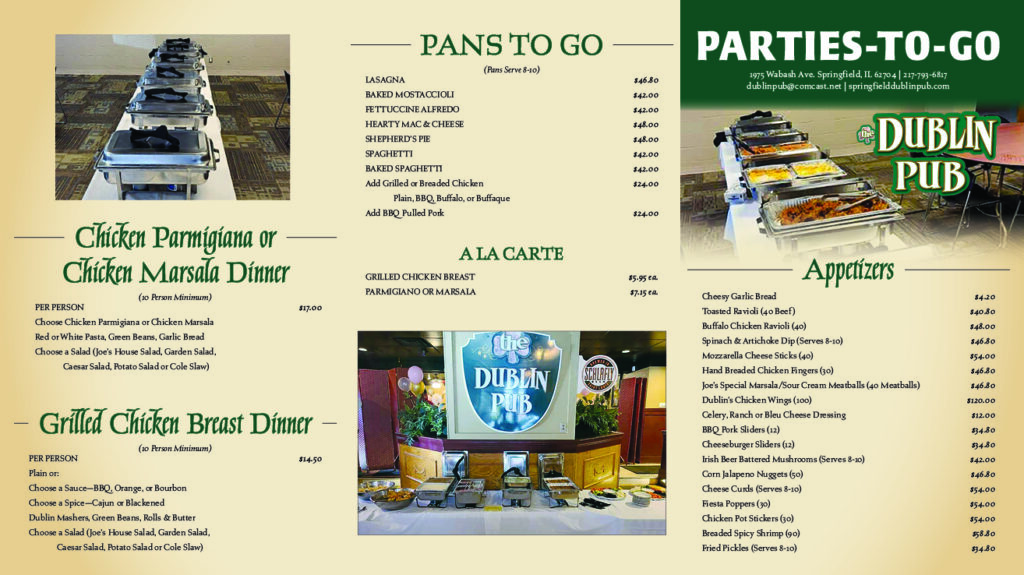 Events - The Dublin Pub